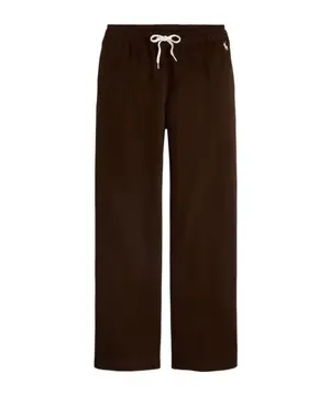 Polo Ralph Lauren Wide Leg Fleece Joggers - Brown