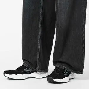Balenciaga Suede And Mesh Chunky Sneakers - Black