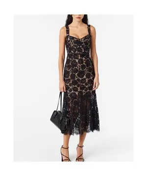 SELF-PORTRAIT Lace Midi Dress