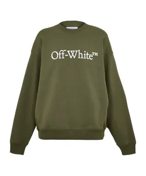Off-White Crew Neck Sweatshirt - Green