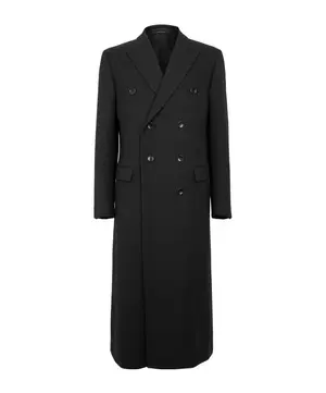 TOM FORD Double-breasted Long Wool Coat