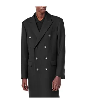 TOM FORD Double-breasted Long Wool Coat