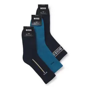 Hugo Boss Three-pack Cotton Crew Socks