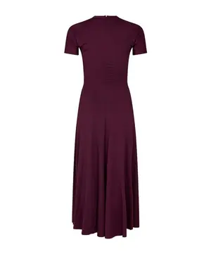 Victoria Beckham A-line Midi Dress With Gathered Detail