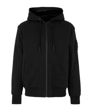 Moose Knuckles Tilden Bunny Bomber Jacket - Black