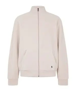 Polo Ralph Lauren Zip-up Fleece Mock Neck Top - No