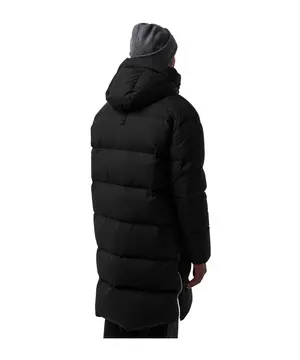 Moose Knuckles Mid-length Quilted Hooded Puffer Coat