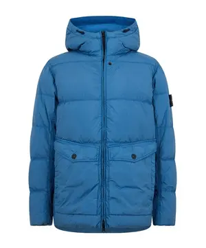 Stone Island Down Jacket - Blue