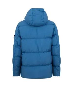 Stone Island Down Jacket - Blue