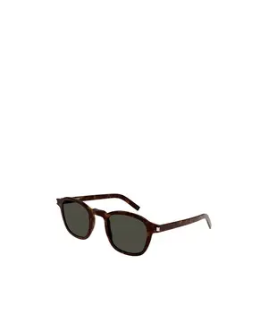 Saint Laurent Tortoiseshell Wayfarer Sunglasses - Black