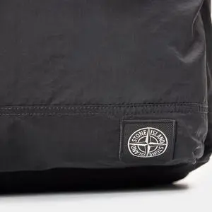 Stone Island Backpack With Zip Pocket - Black