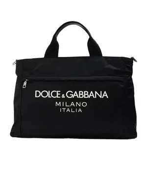 Dolce & Gabbana Logo Travel Bag - Black