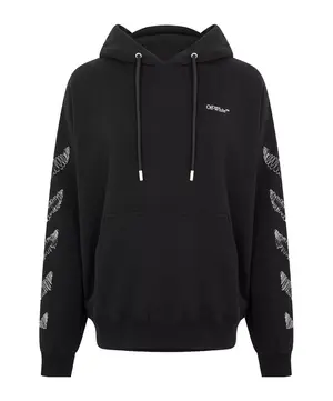 Off-White Scrib Diag Over-the-head Hoodie - Black