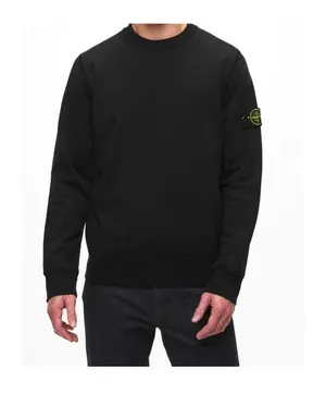 Stone Island Logo Crew Neck Sweatshirt