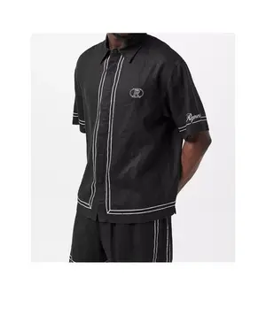 REPRESENT Rep Border Patterned Shirt