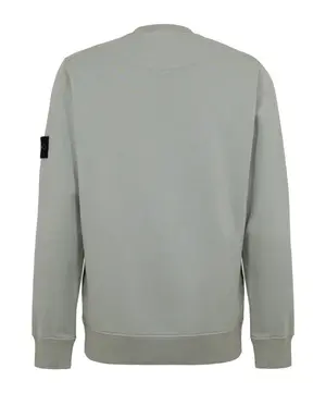 Stone Island Logo Crew Neck Sweatshirt