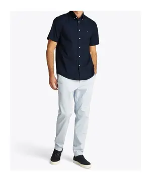 Tommy Hilfiger Flex Poplin Short-sleeve Plain Shirt