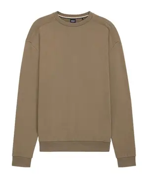 Hugo Boss Solid Color Sweatshirt - Gray