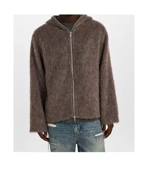 Our Legacy Fully Zip-up Knit Hoodie