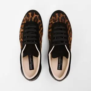 Dolce & Gabbana Leopard Print Low-top Trainers