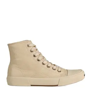 Balenciaga Lace-up High-top Casual Sneakers - Nude