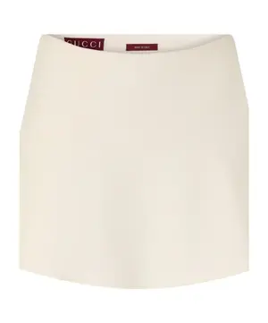 Gucci Textured A-line Mini Skirt