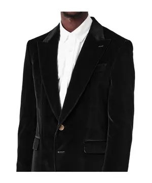 Dolce & Gabbana Velvet Single-breasted Blazer