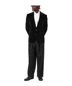 Dolce & Gabbana Velvet Single-breasted Blazer
