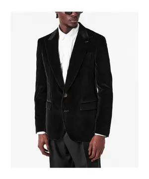 Dolce & Gabbana Velvet Single-breasted Blazer