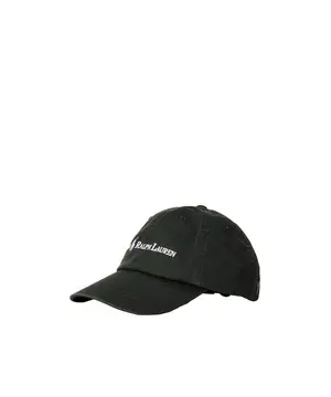 Polo Ralph Lauren Logo Baseball Cap - Black