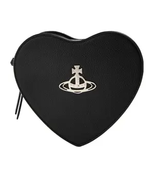 VIVIENNE WESTWOOD Solid Color Crossbody Bag - Black