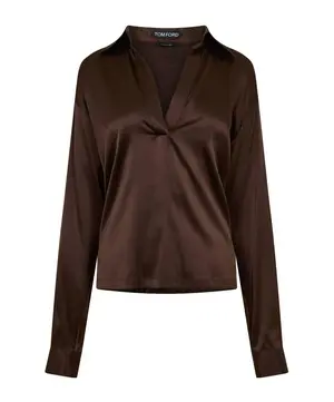 TOM FORD Solid Color Shirt - Black