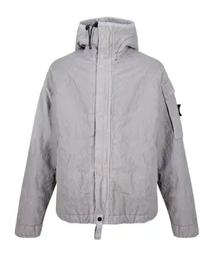 Stone Island Casual Jacket With Drawstring And Hood