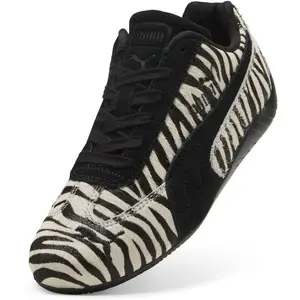 PUMA Speedcat Low-top Zebra Print Sneakers - Black
