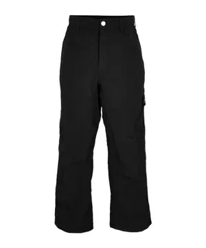 Stone Island Straight-leg Cargo Pants - Black