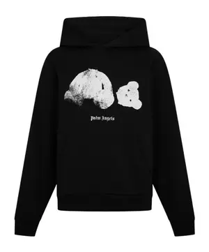 Palm Angels Palm Kill Bear Hoody Sn00 - Black