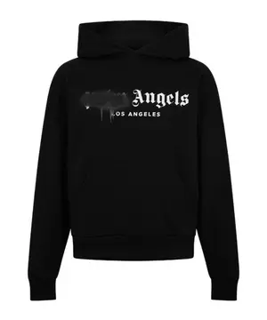 Palm Angels Palm Spray Hoody Sn00 - Black
