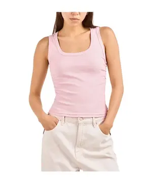 Burberry Ruched Buckle Tank Top