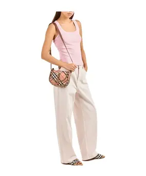 Burberry Ruched Buckle Tank Top