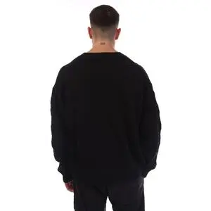 Off-White Diagonal Knit Crewneck Sweatshirt