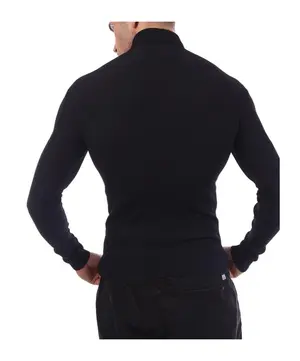 Off-White Diagonals Knit Turtleneck Sweatshirt