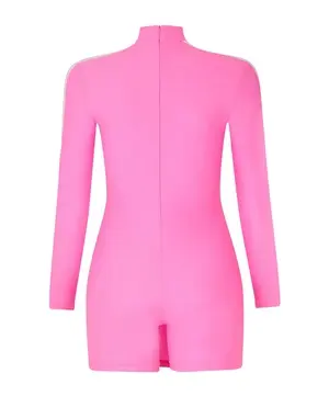 Balenciaga Long Sleeve Mock Neck Unitard