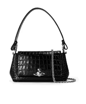 VIVIENNE WESTWOOD Hazel Medium Shoulder Bag - Black