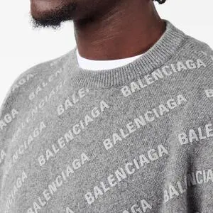 Balenciaga Casual Versatile Knit Sweater