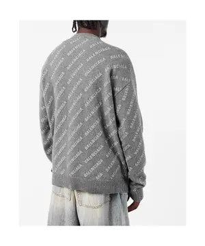 Balenciaga Casual Versatile Knit Sweater