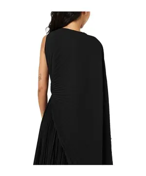 Balenciaga Asymmetrical Draped Cape Dress