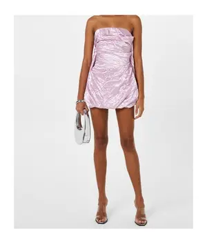 Attico Satin Mini Dress