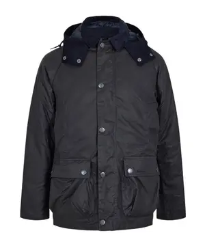Barbour Hooded Jacket With Flap Pockets