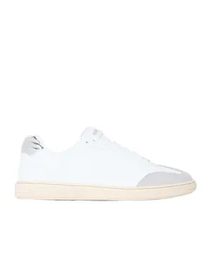 Versace Leather And Suede Sneakers
