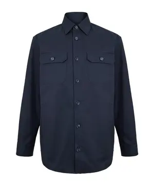 Gucci Twill Long-sleeve Shirt